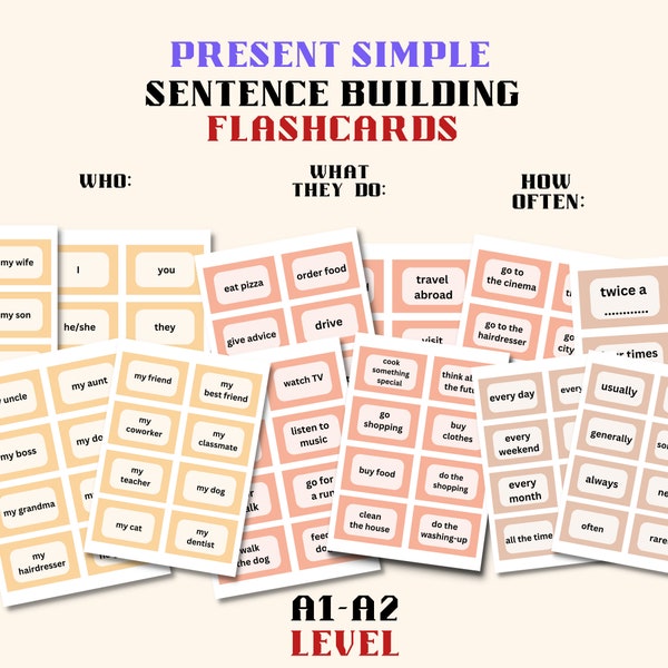 100 Role Play Flashcards for Beginner ESL Learners A1-A2 Speaking ...