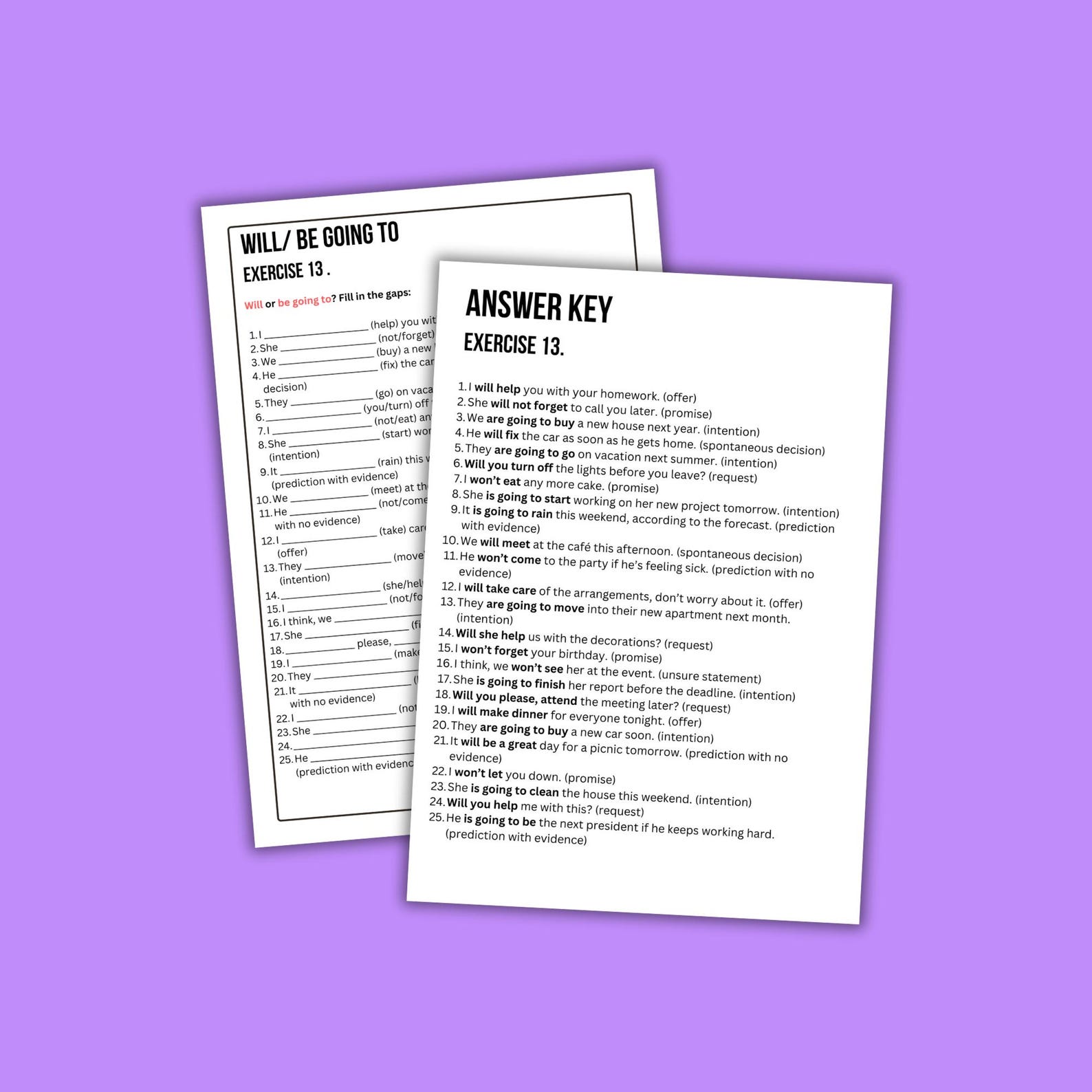 15 Drilling Exercises for ESL Beginners: Simple Future, Future ...