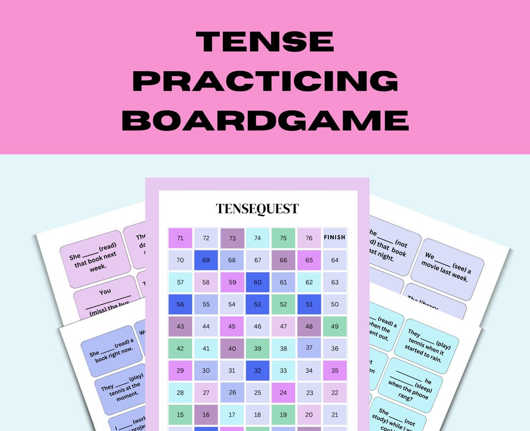 ESL Grammar Game – Interactive Learning Tool for English Verb Tenses ...
