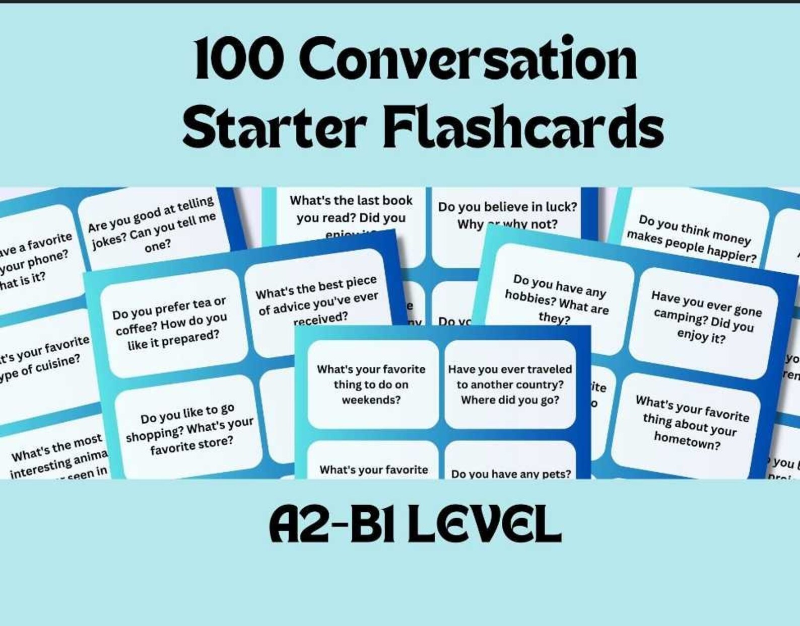 500 ESL Conversation Starter Flashcards, General Vocabulary, Family ...