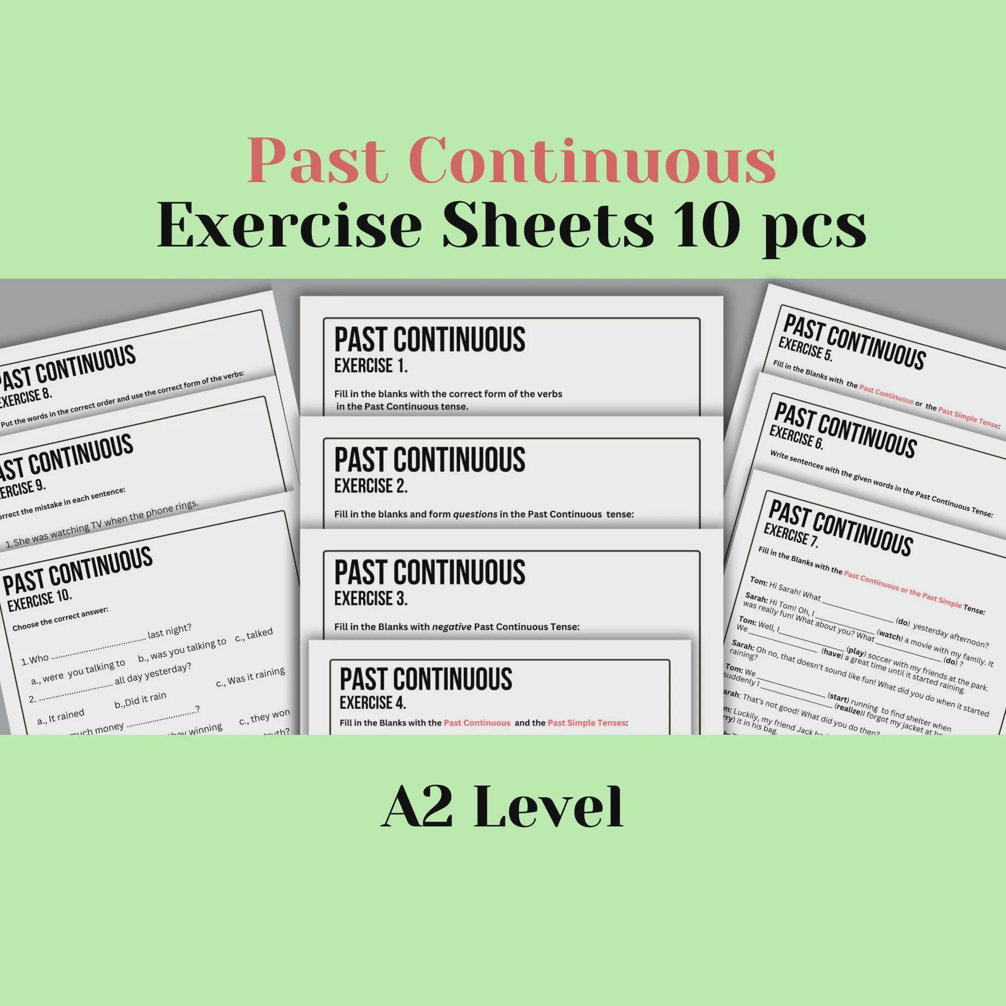 EFL/ESL Grammar Worksheets Bundle – 95 Beginner Exercises (A1-A2) (PDF ...