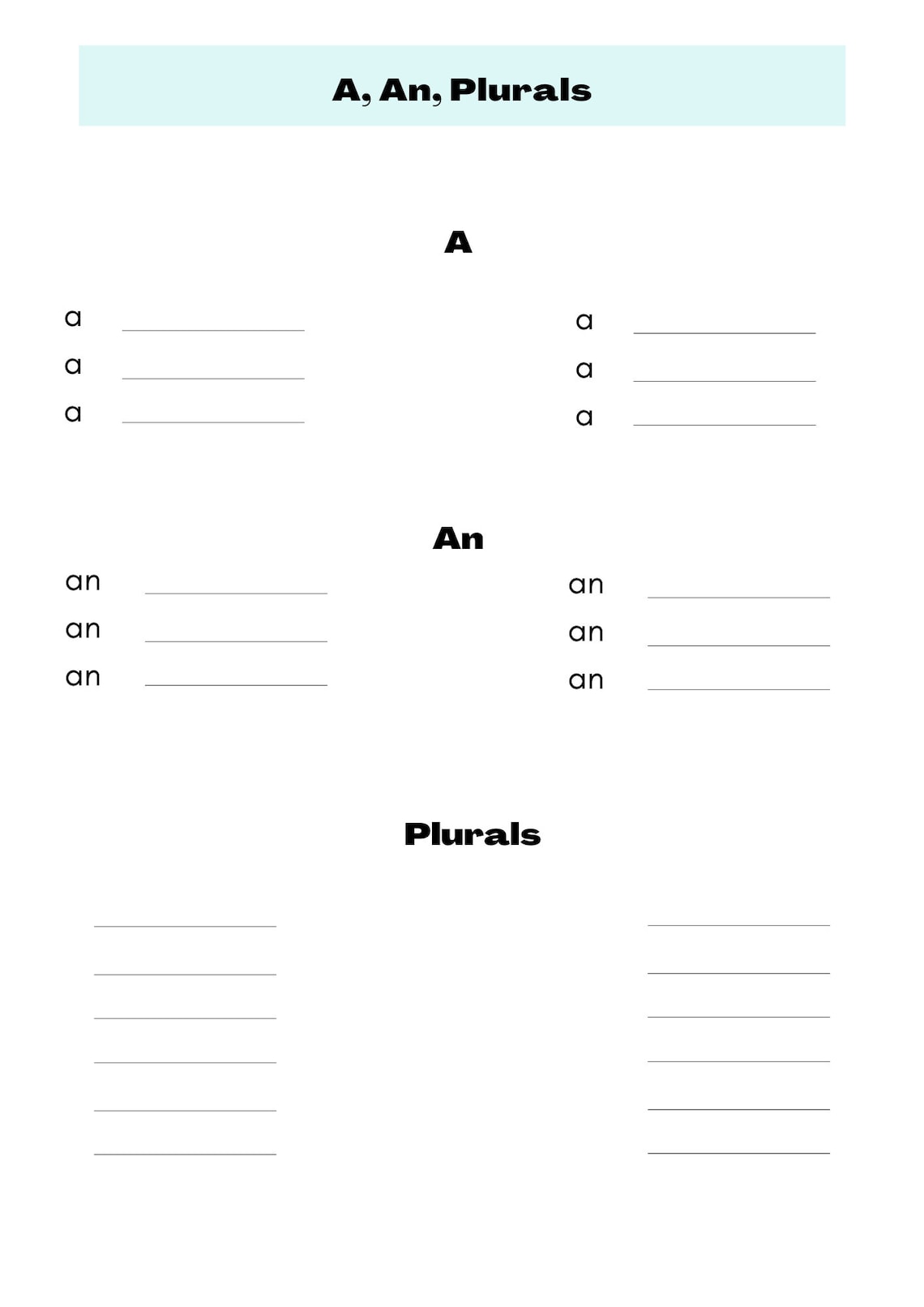 Comprehensive English Grammar Tracker Educational Sheets for English ...