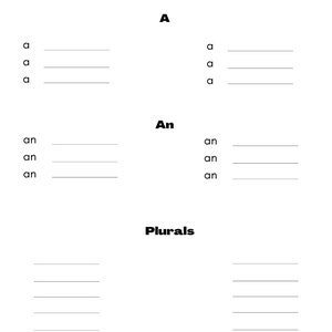 Comprehensive English Grammar Tracker Educational Sheets for English ...