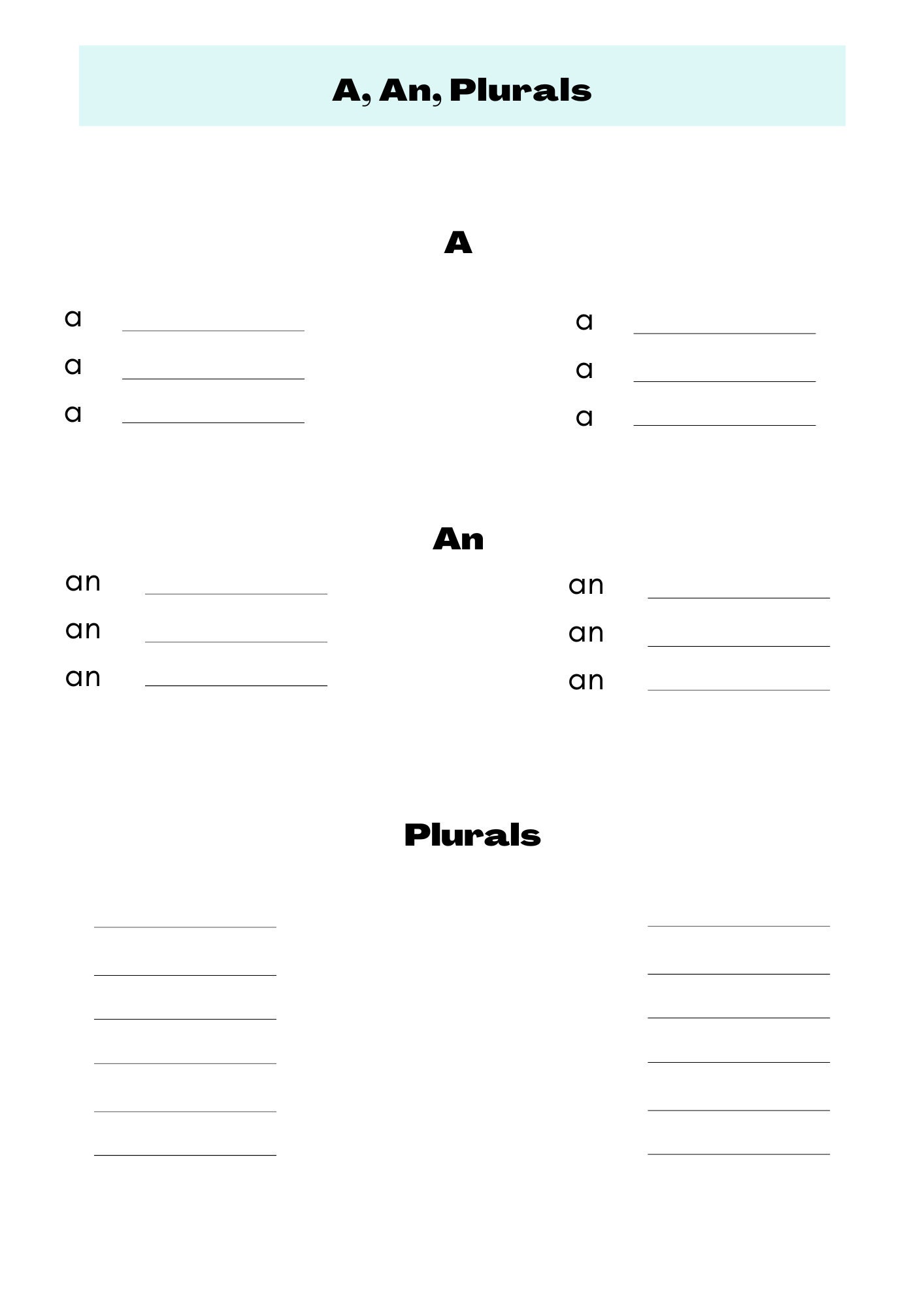 Comprehensive English Grammar Tracker Educational Sheets for English ...