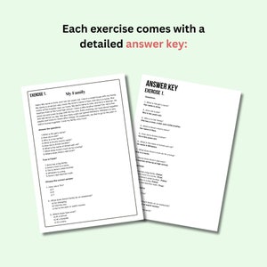 A1-A2 Reading Exercises Reading Comprehension for ESL Learners - Etsy