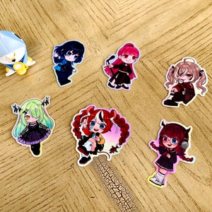 Hololive EN 8cm Holographic Sticker (calli, Bae, Irys, Mumei, Kronii ...