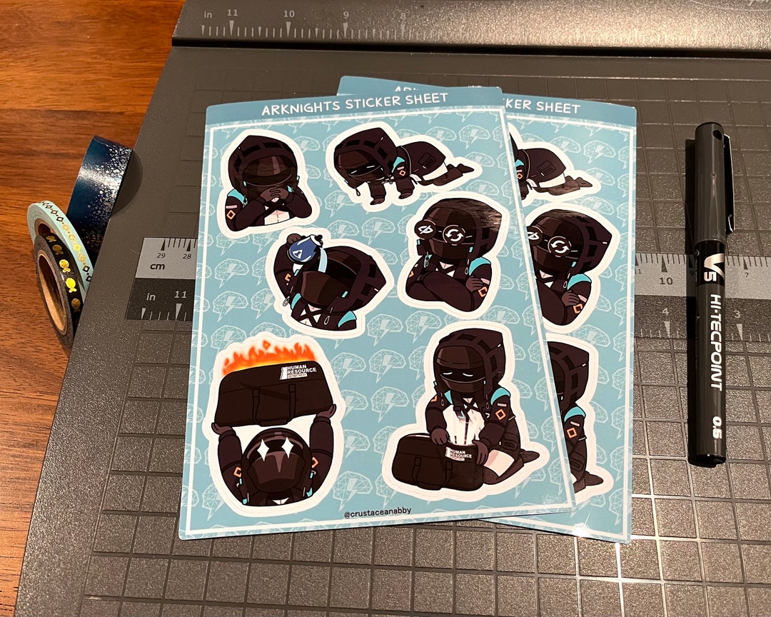 Arknights Doctor Meme 5x7 Inches Vinyl Sticker Sheet - Etsy