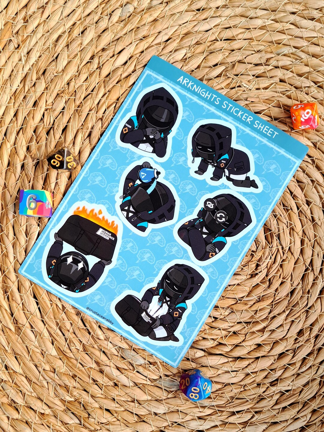 Arknights Doctor Meme 5x7 Inches Vinyl Sticker Sheet - Etsy