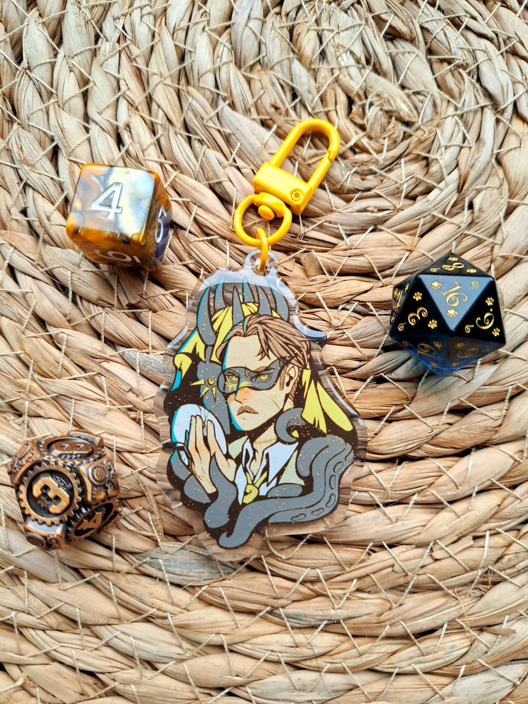 Malevolent Arthur Lester 2.5" Double Sided Glitter Epoxy Charms - Etsy