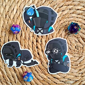 Arknights Doctor 3 Inch Vinyl Stickers - Etsy