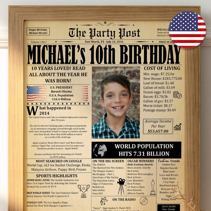 10th Birthday - Etsy