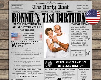 1951 Fun Facts - Etsy