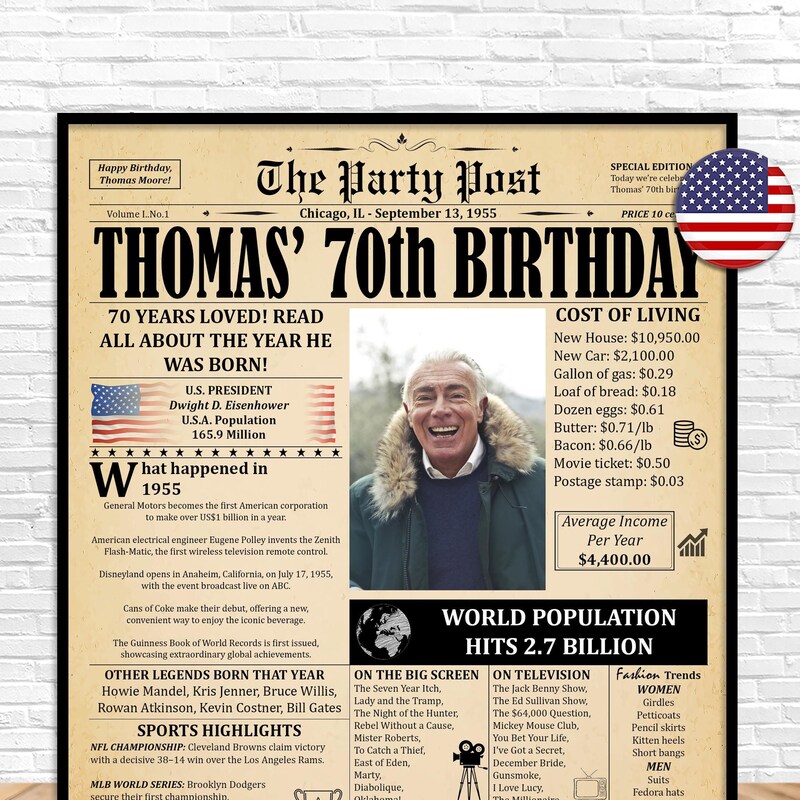 Back in 1955 Poster - Etsy