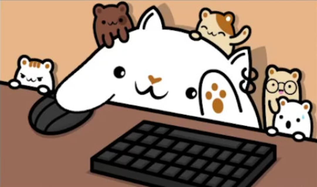 Bongo Cat Web Cam for Your Twitch, Youtube, Facebook Stream - Sephia - Etsy