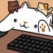 Bongo Cat Web Cam for Your Twitch, Youtube, Facebook Stream - Sephia - Etsy