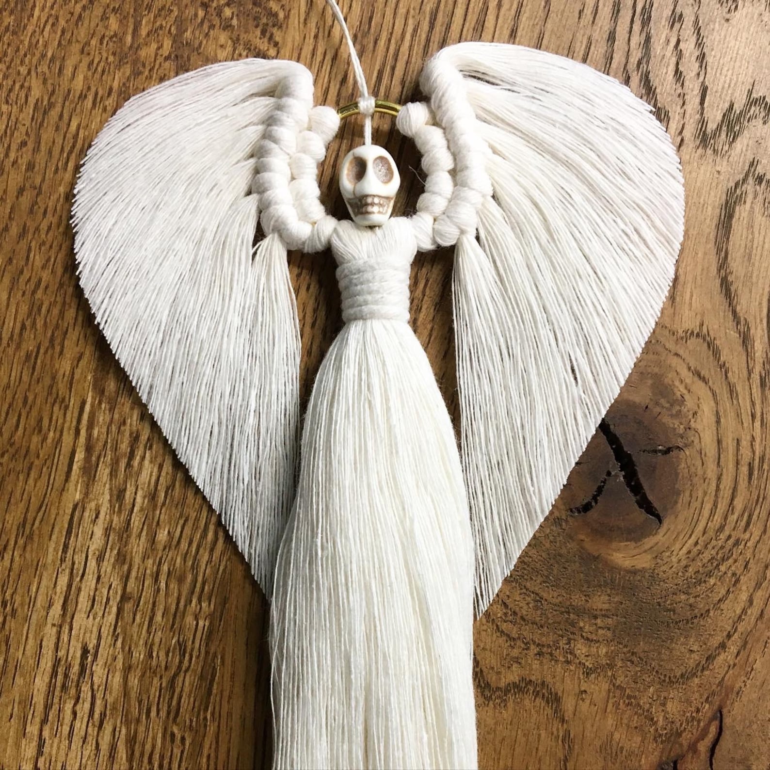 Macrame Pure Angel / Macrame Angel ornament / Macrame ornament | Etsy