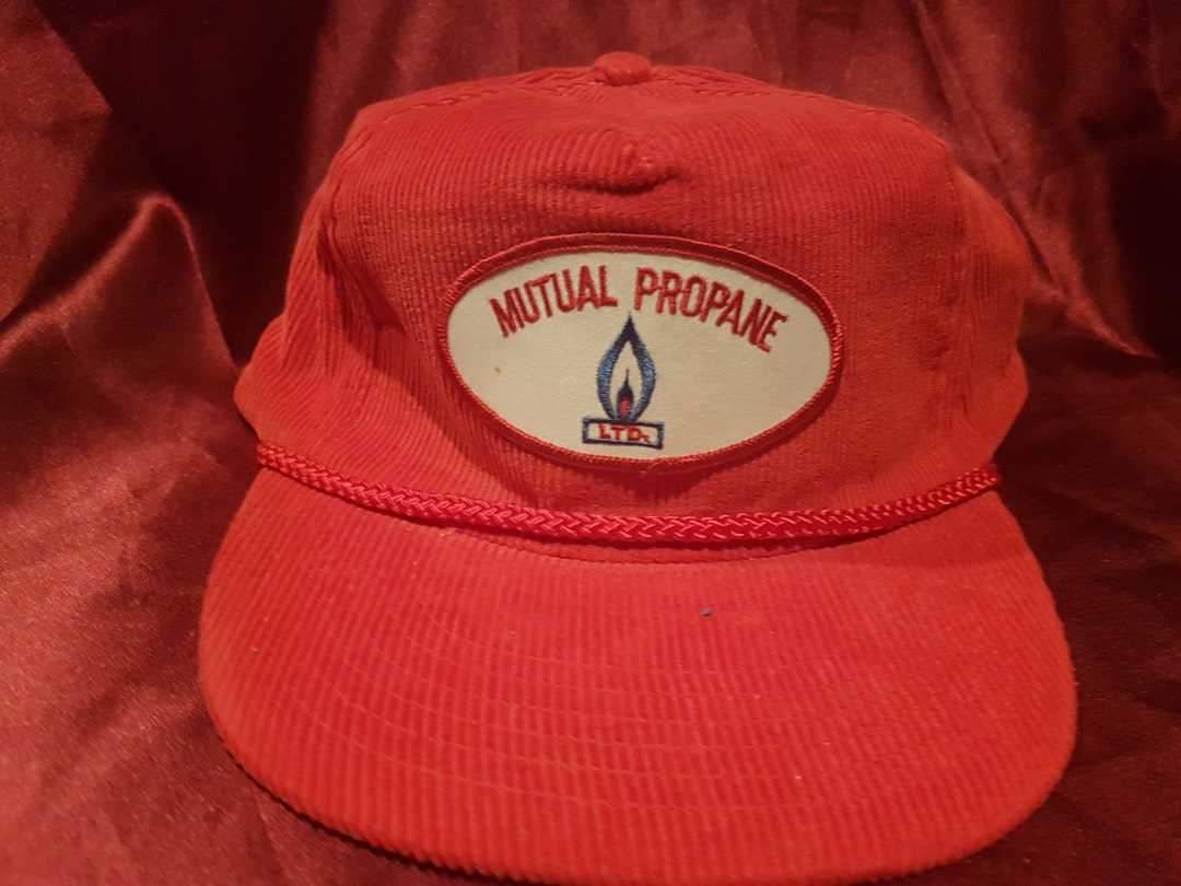 Mutual Propane Vintage Hat Fullback One Size Fits All Classic Red Green ...