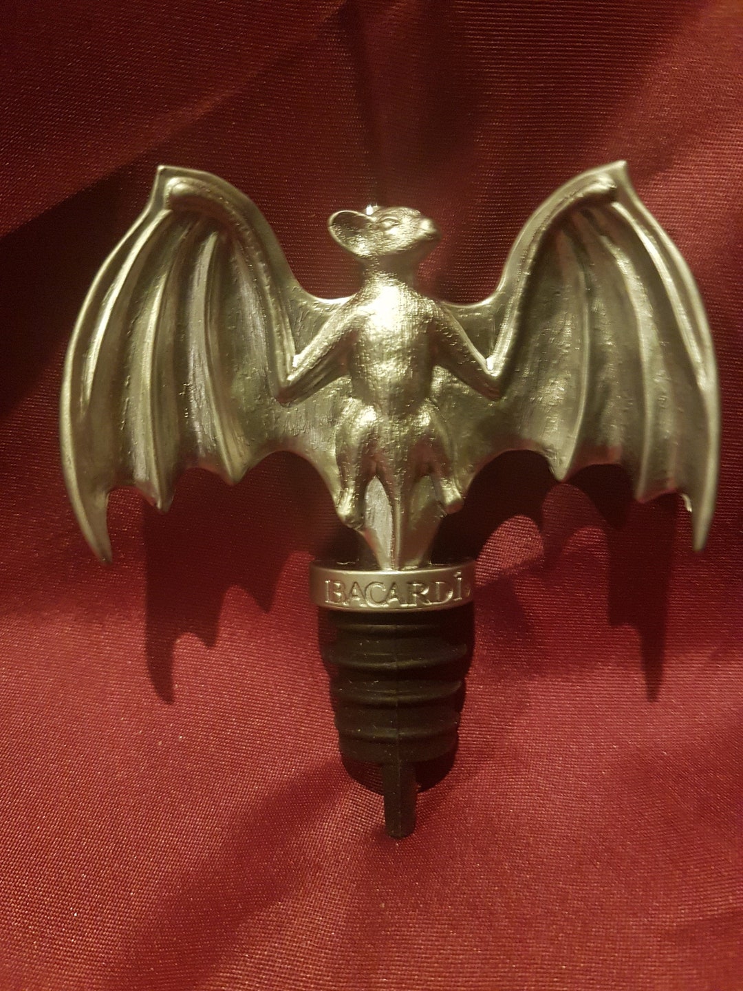 Bacardi Bat Cap Drink Vintage Cap Bottle Stopper - Metal - Camping ...