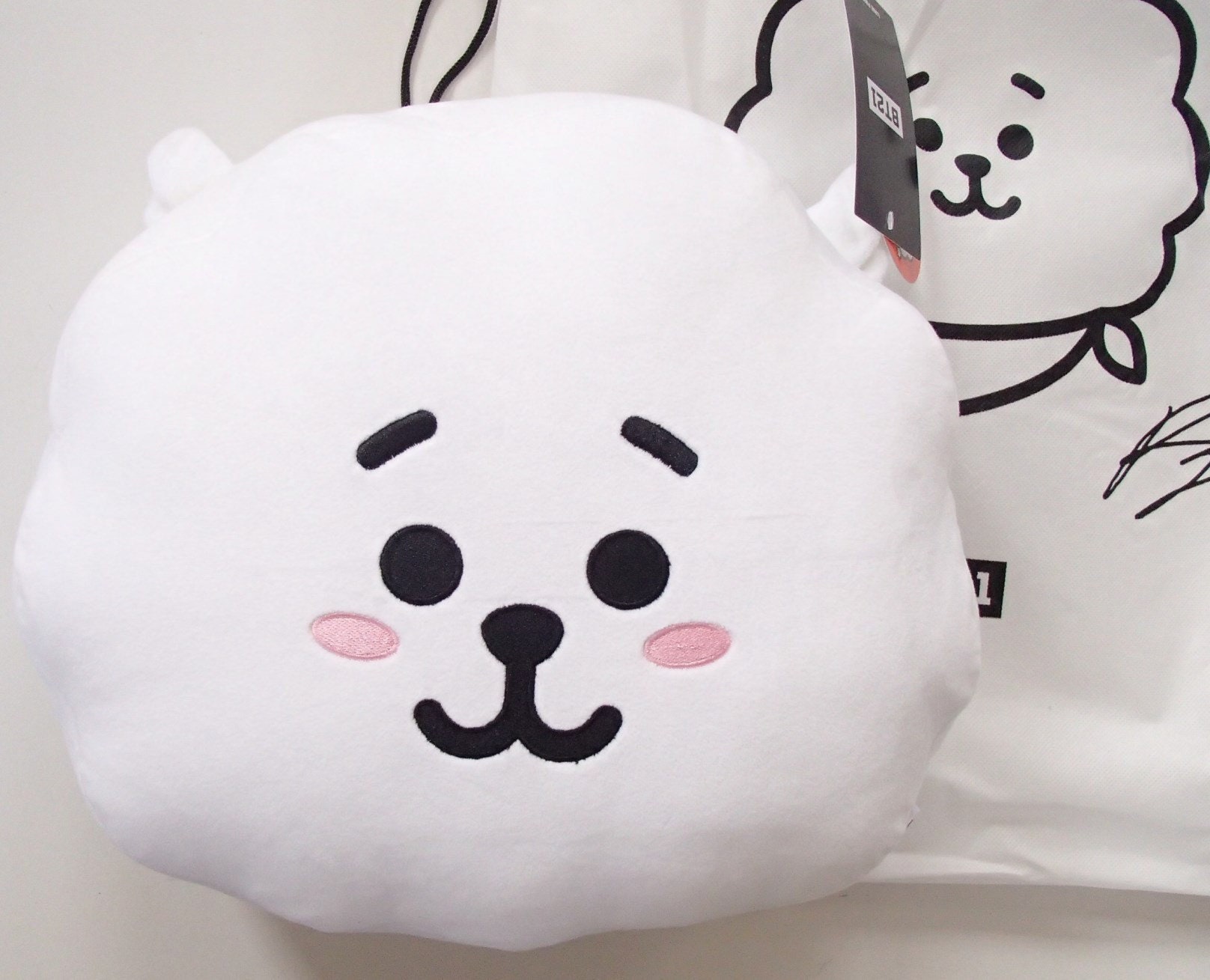 Offizielle BTS BT21 Rj KPOP Merch Plüsch große Kissen Staub | Etsy