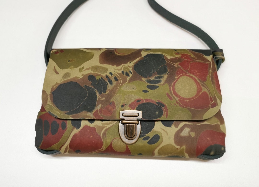 Crossbody Bag, Going Out Bag, Leather Bag, Cowhide, Wool Felt ...