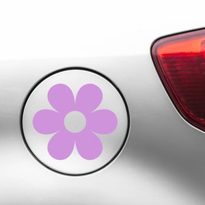 Flower Gas Tank Decal, Flower Decal for Car, Floral Sticker, Daisy ...