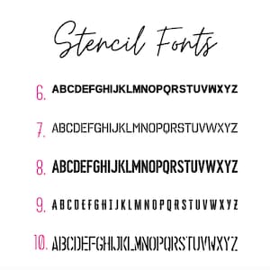 Personalized Stencil Reusable, Custom Word Stencil for Painting or ...