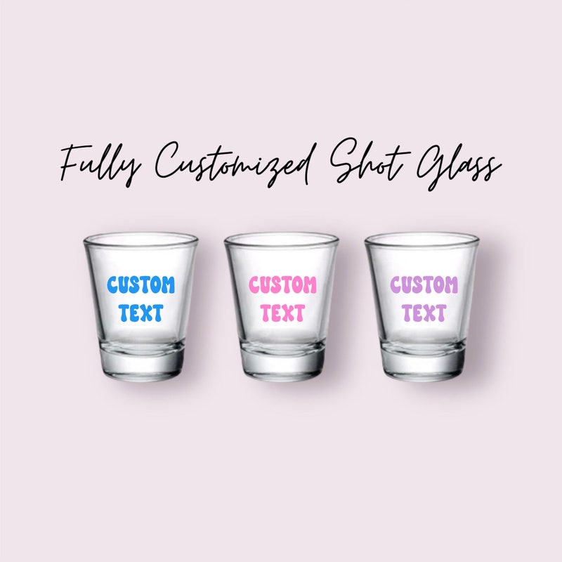 Custom Shot Glasses - Etsy