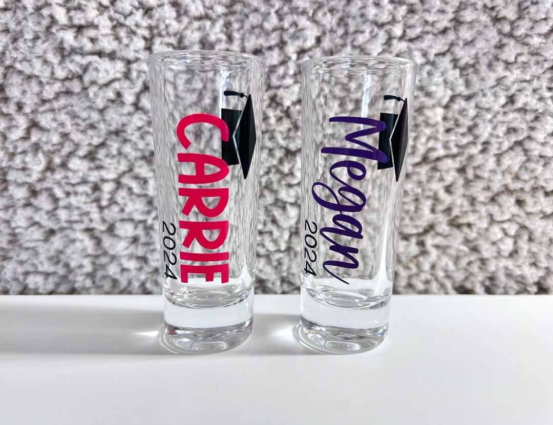 Graduation Shot Glass Personalized, Graduation Shot Glass Favor, Class ...