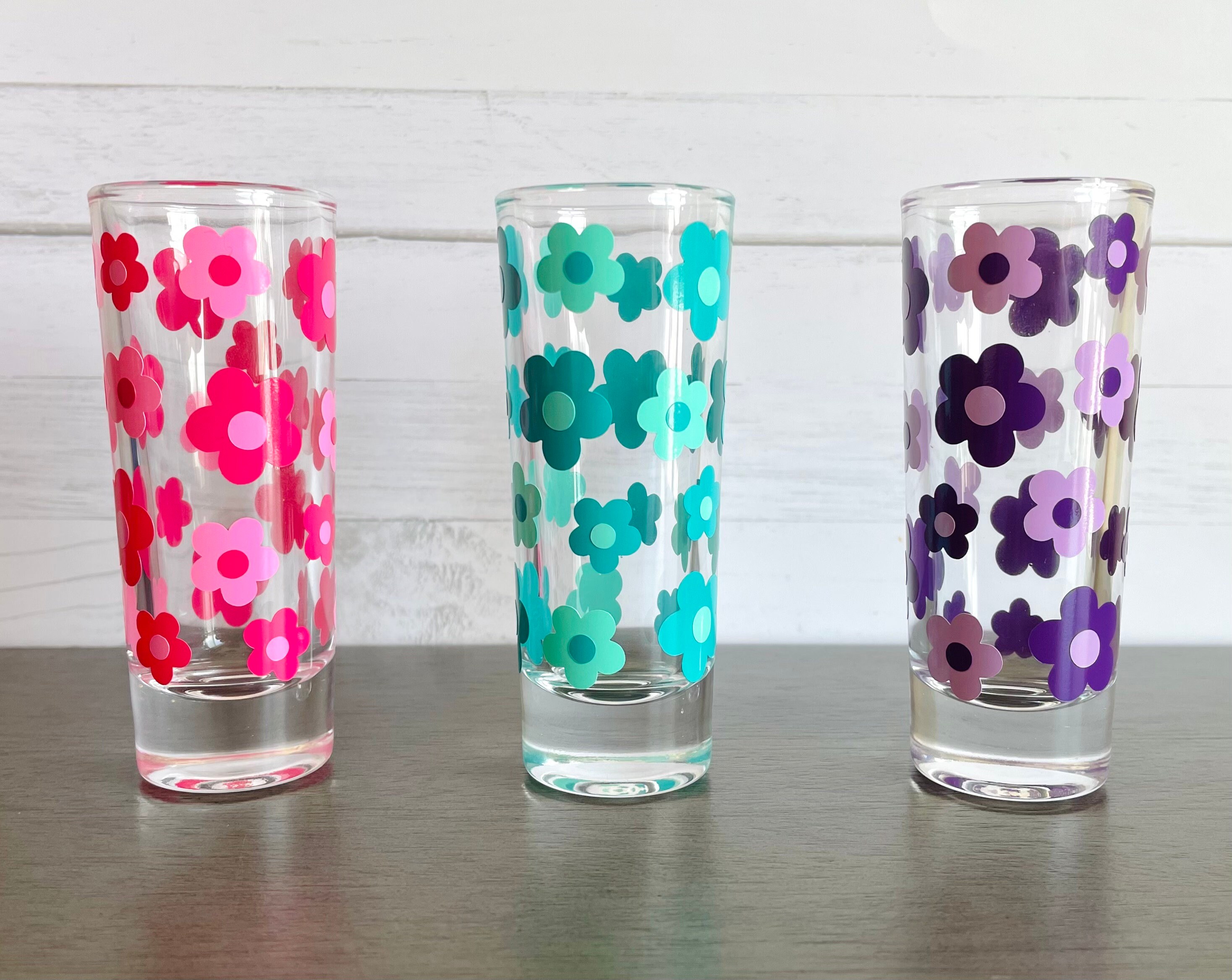 Daisy Shot Glasses Daisy Glassware 2oz Custom Shot Glass - Etsy