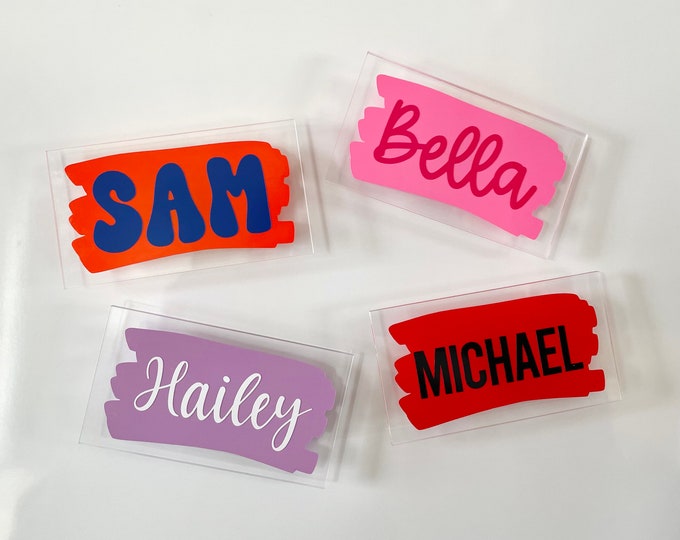Name Magnets, Custom Magnets, Acrylic Magnets, Party Favors ...