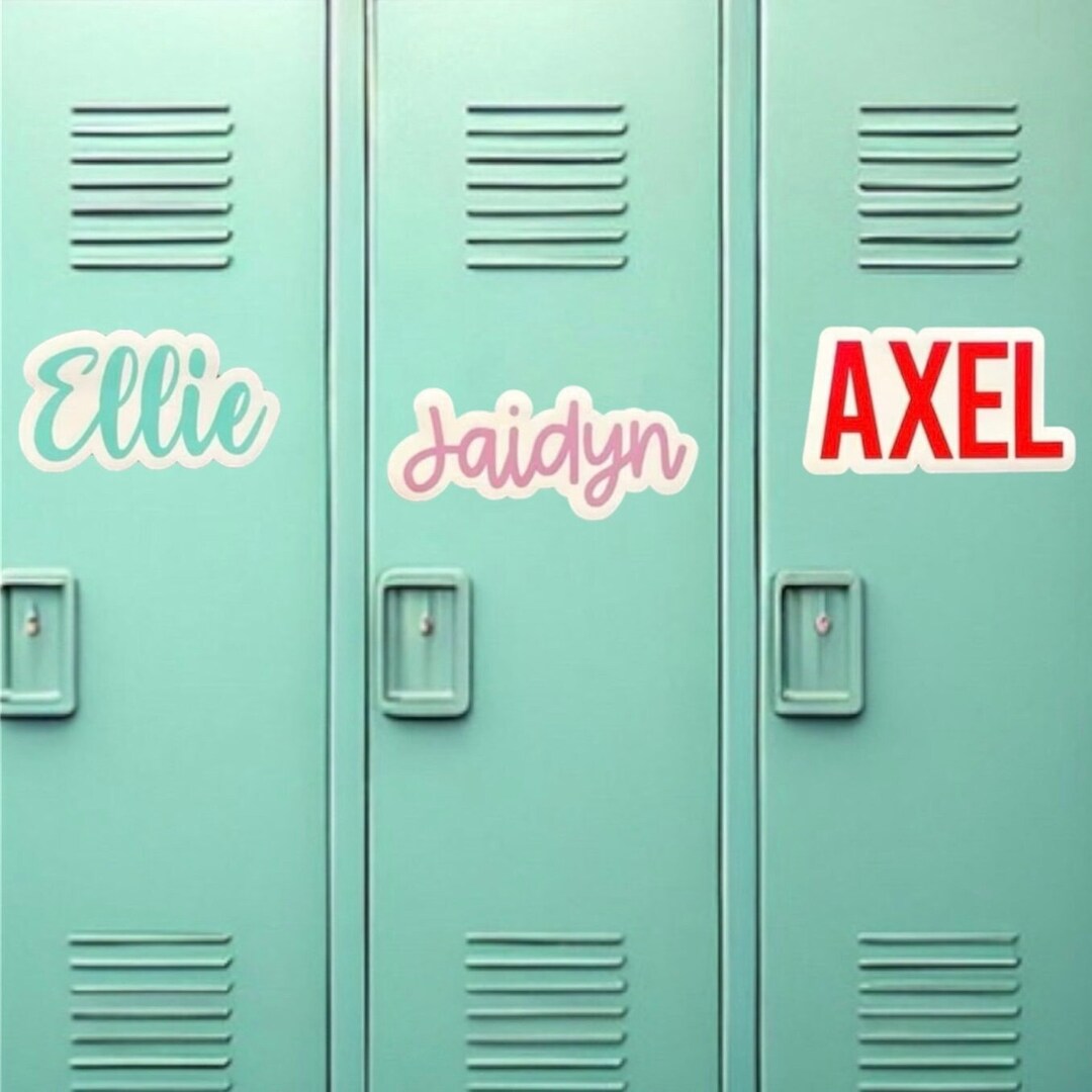Personalized Magnet for Locker, Name Magnet for Fridge, Refrigerator ...