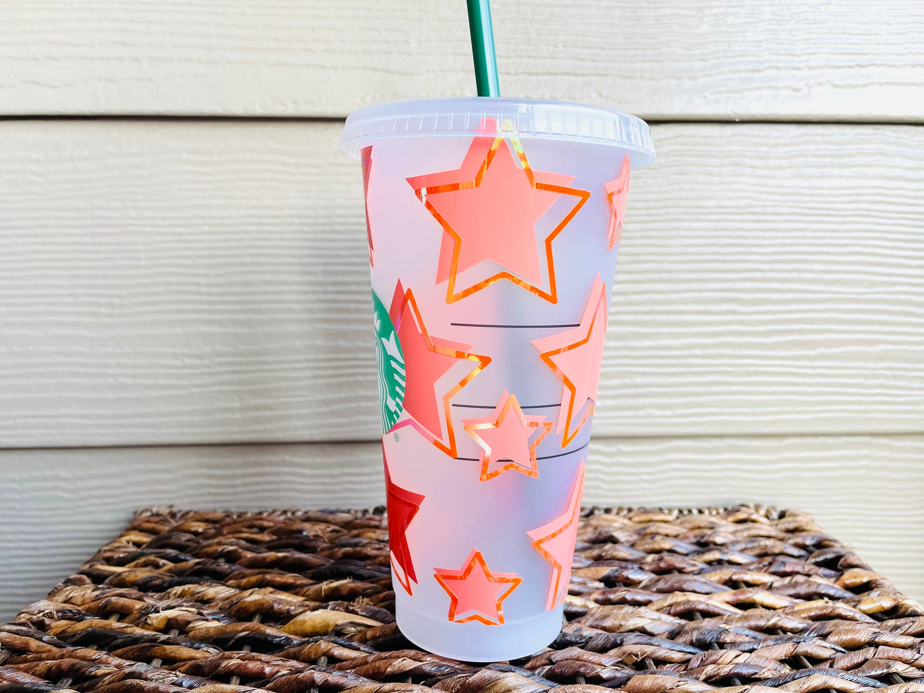 Holographic Stars Starbucks Cup Star Cup Stars on Starbucks - Etsy