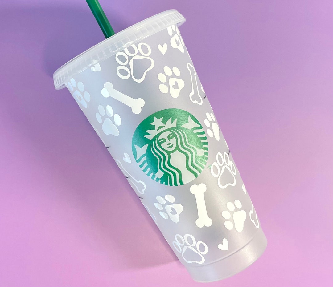 Dog Paw Starbucks Cup, Paw Print Cup, Dog Mom Starbucks Cup ...