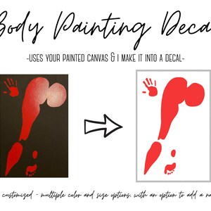 Body Image Decal for Car Using YOUR OWN Picture, Booty Decal ...