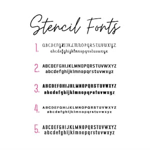 Personalized Stencil Reusable, Custom Word Stencil for Painting or ...