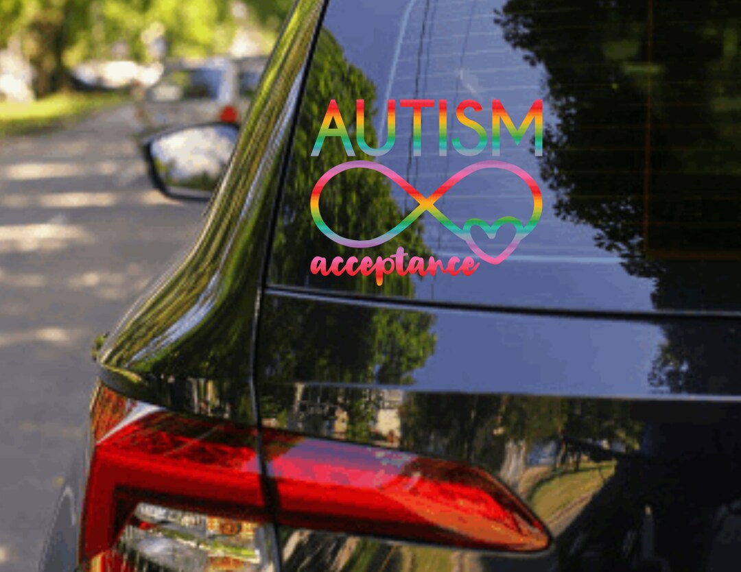 Calcomanía de aceptación del autismo, calcomanía para automóvil con ...