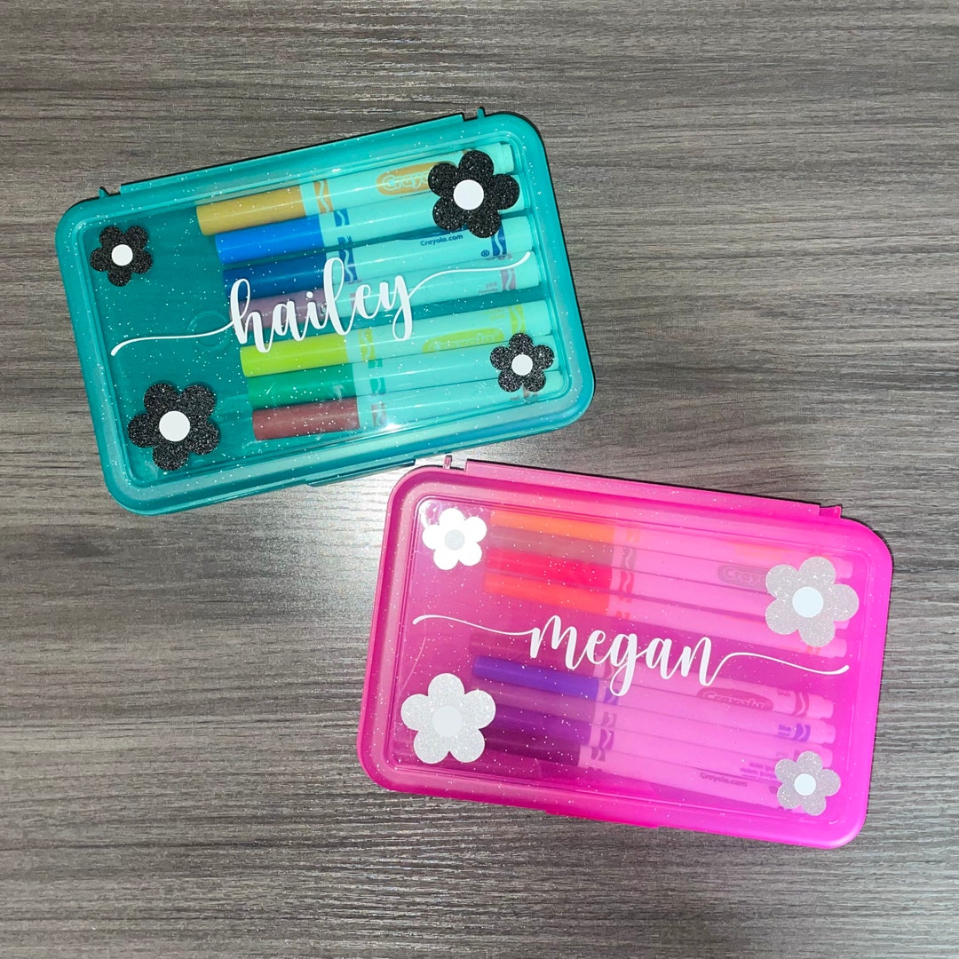 Personalized Kids Pencil Box, Kids Pencil Case, Custom Pencil Box for ...