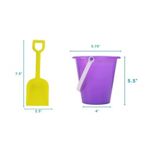 Personalized Kids Beach Bucket, Custom Beach Pail and Shovel for Kids ...