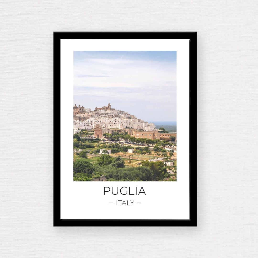 Puglia Print | Puglia Travel, Italy Wall Art, Puglia Poster, Italy ...