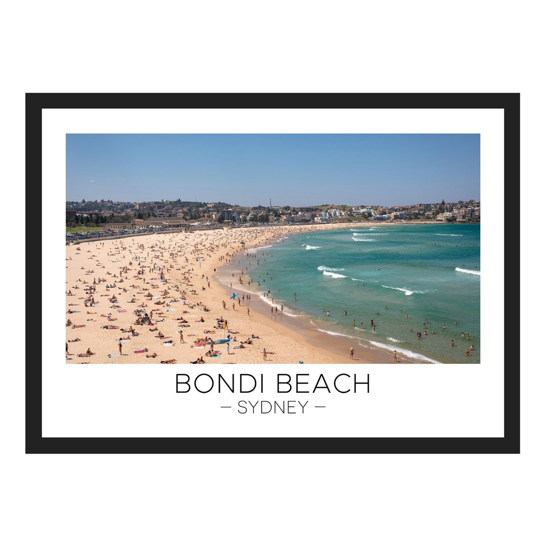 Bondi Beach Print | Bondi Beach Art, Bondi Beach Poster, Sydney Print ...