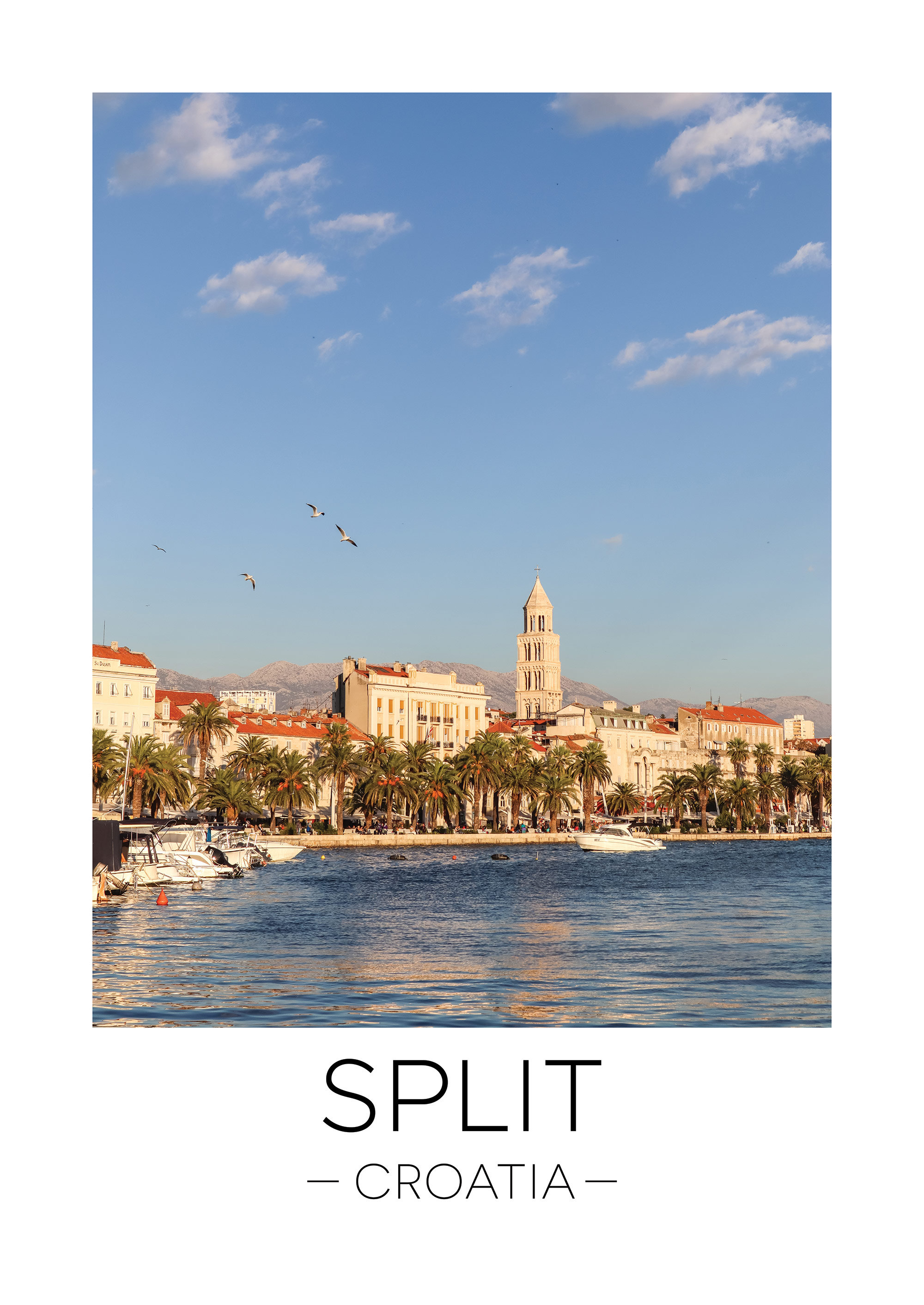 Split Croatia Print Split Croatia Travel Poster Split - Etsy