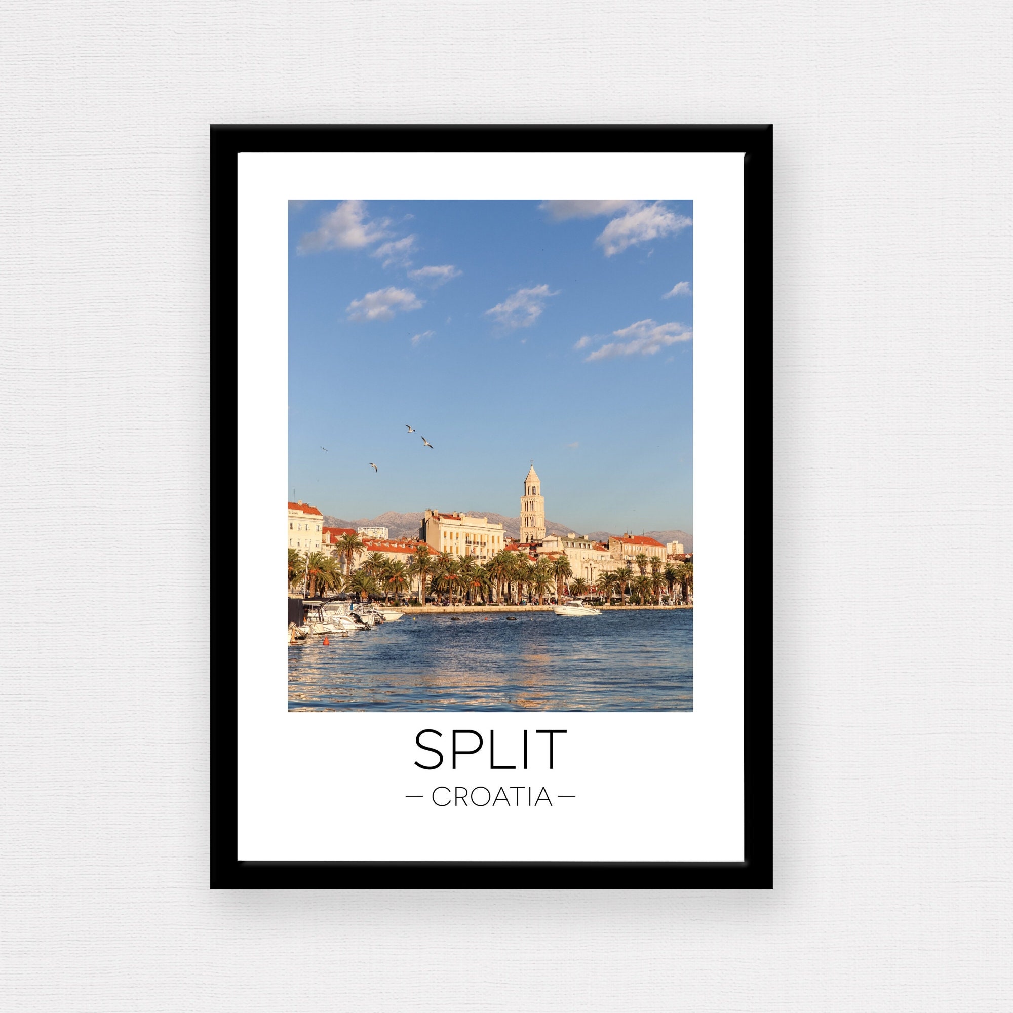 Split Croatia Print Split Croatia Travel Poster Split - Etsy