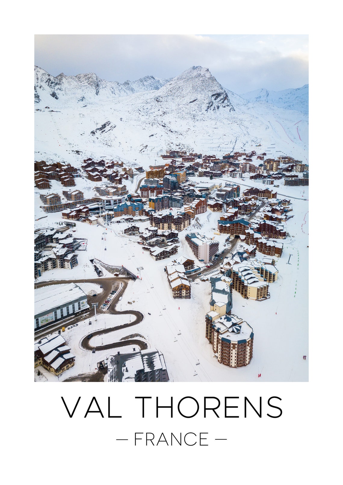 Val Thorens Print Val Thorens Poster France France Print - Etsy UK