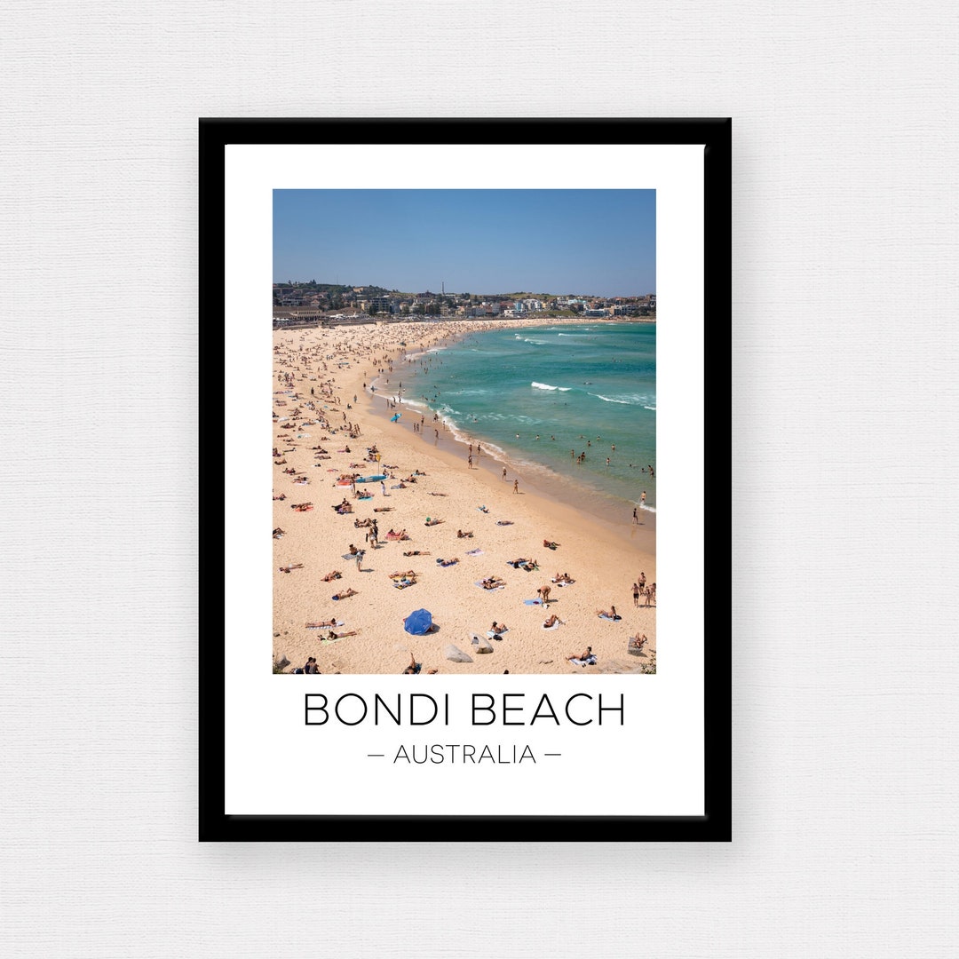 Bondi Beach Print | Bondi Beach Travel, Bondi Beach Wall Art, Bondi ...