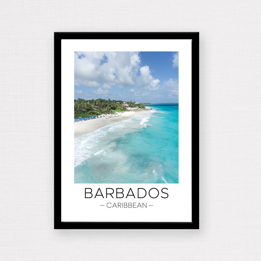 Barbados Print | Barbados Travel, Barbados Wall Art, Caribbean Beach ...
