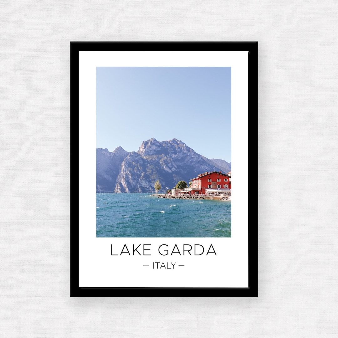 Lake Garda Print | Lake Garda Travel, Lake Garda Italy Wall Art, Lake ...