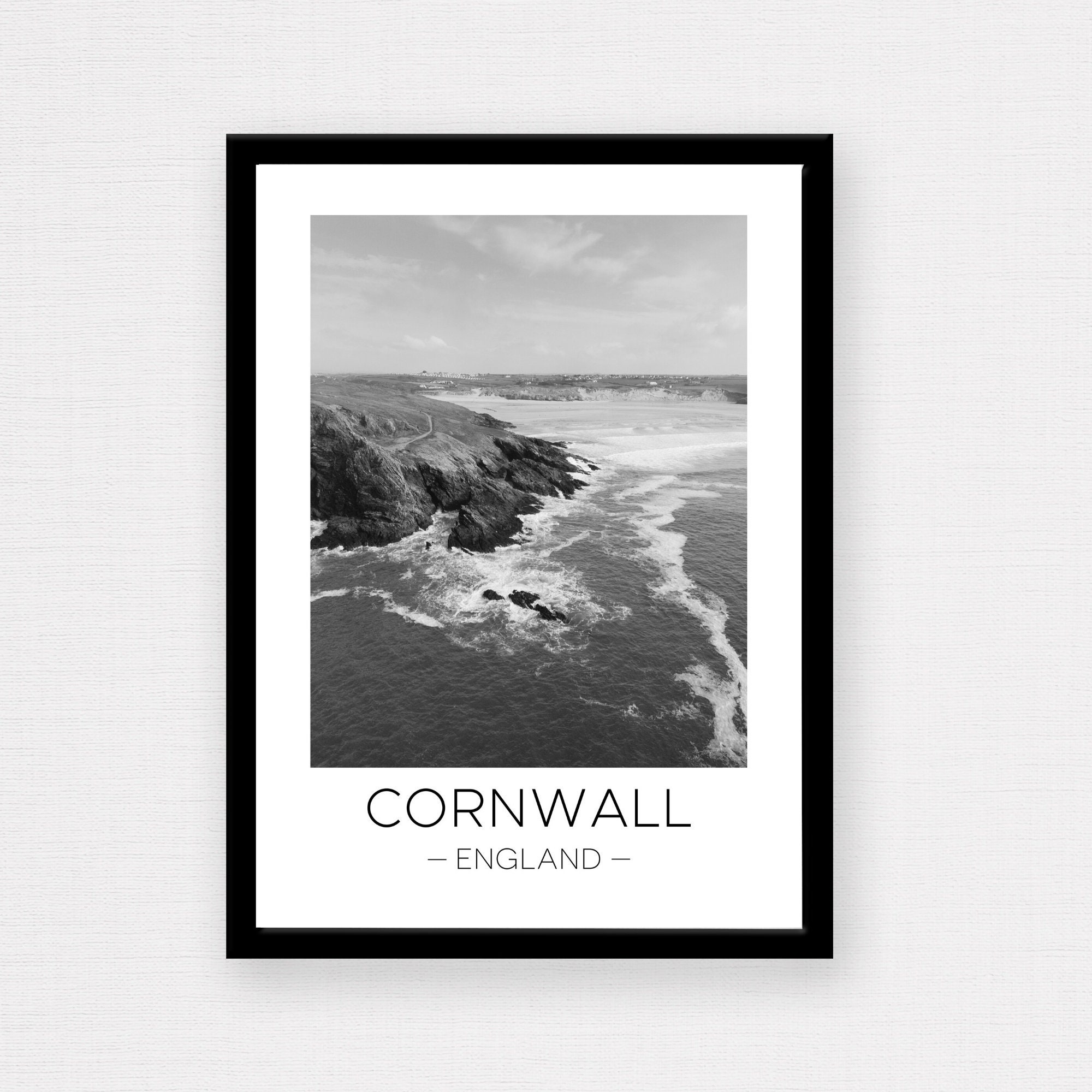 Cornwall Print Cornwall Travel Wall Art Cornwall Beach - Etsy UK