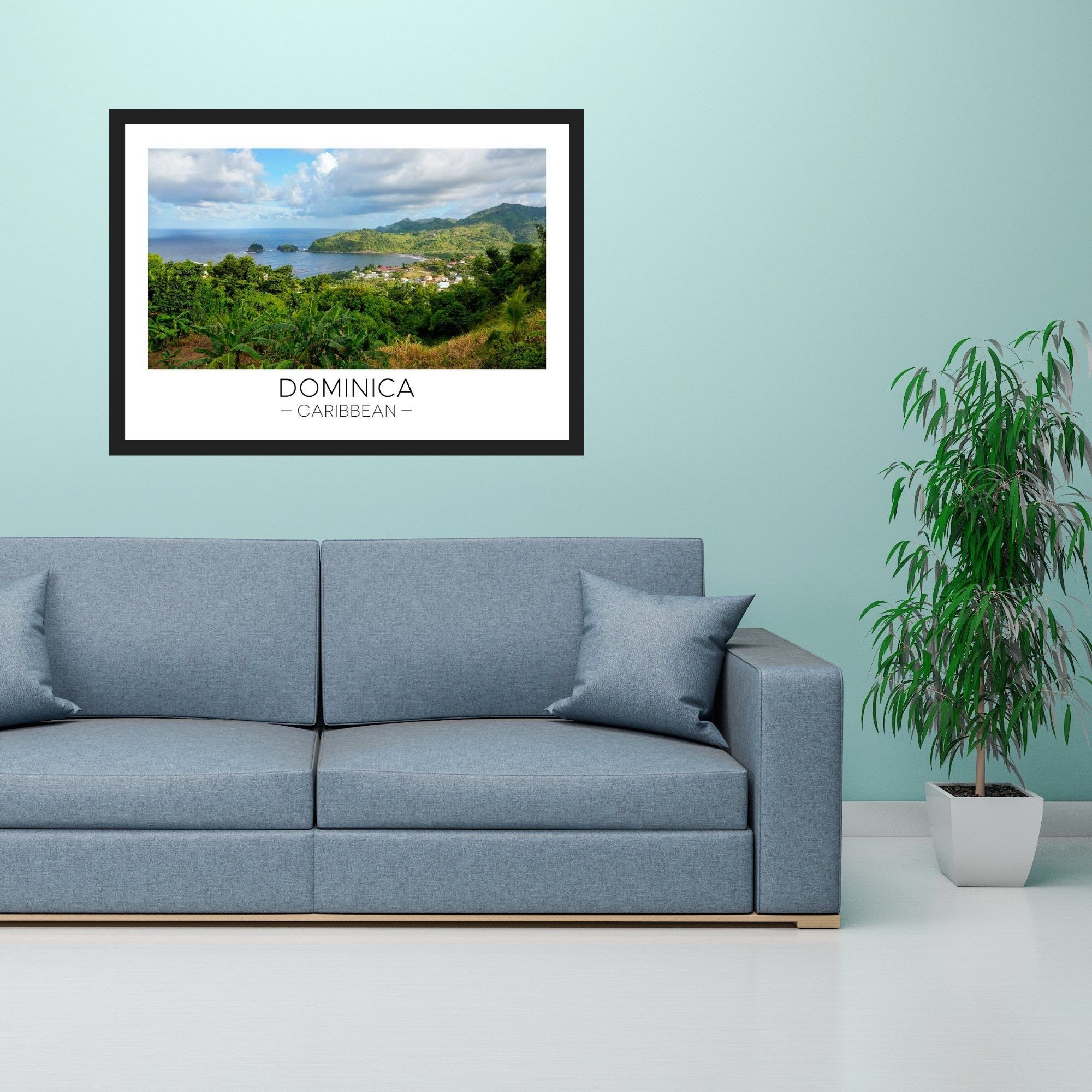 Dominica Print | Dominica Poster, Dominica Art, Dominica Travel ...