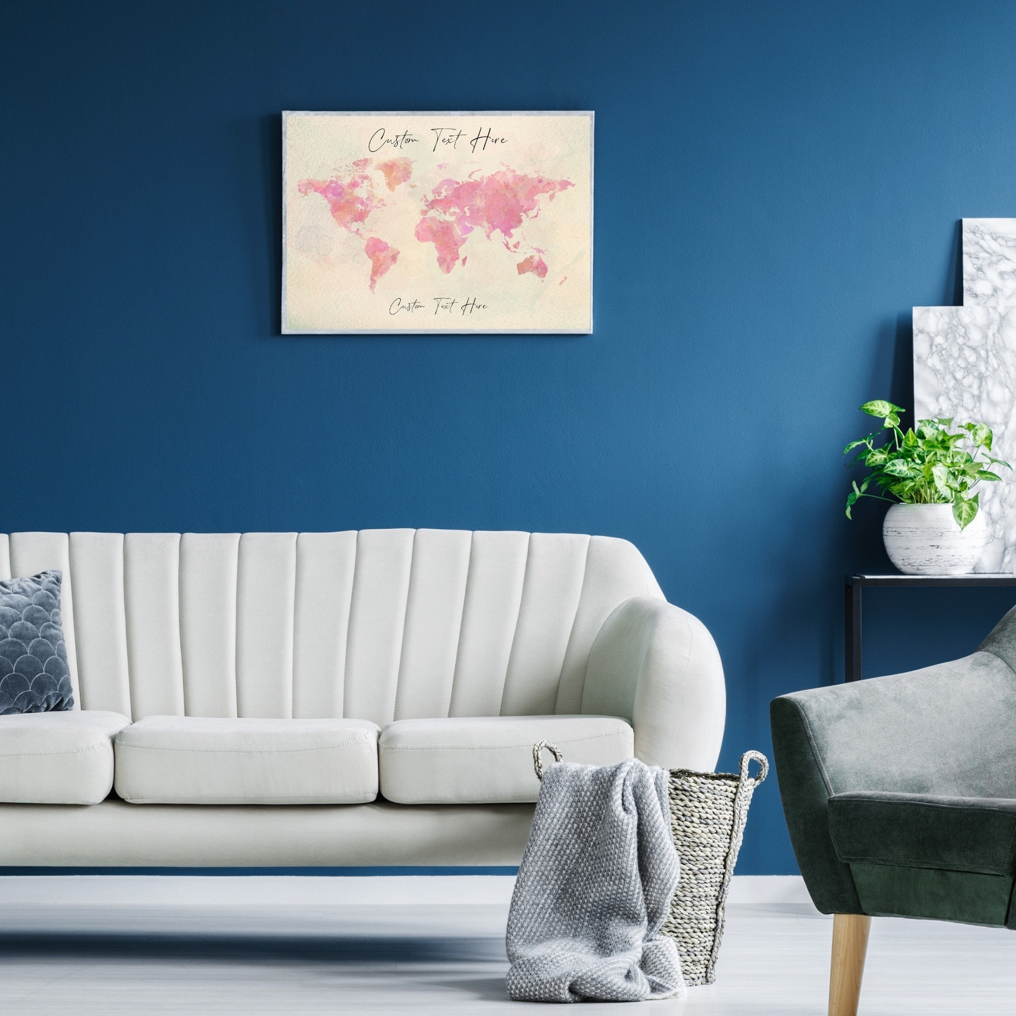 Personalised Map Print | Travel Map Poster, Vintage Map, Travel Poster ...