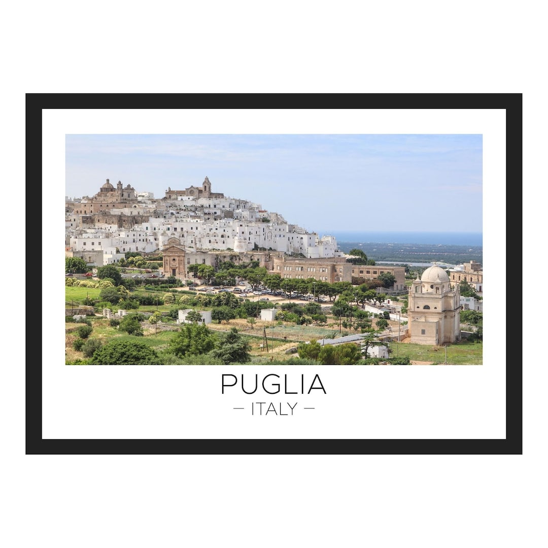 Puglia Print | Puglia Travel, Italy Wall Art, Puglia Poster, Italy ...